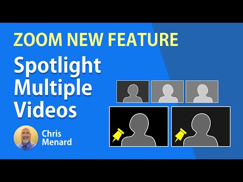 Zoom Spotlight Multiple Videos - New Feature