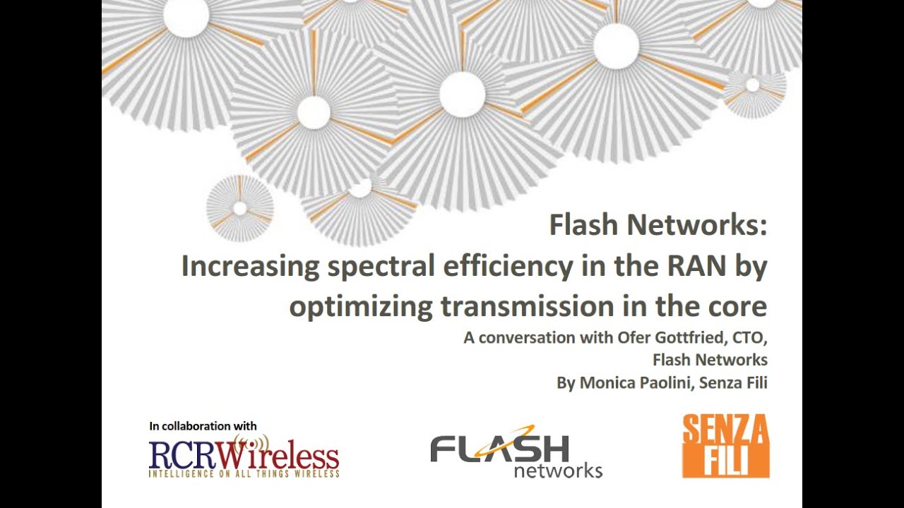 Increasing spectral efficiency in the RAN by optimizing transmission in the core