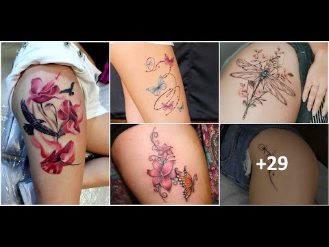 El Arte que Nos Apasiona: En este Capitulo Tatuajes en el Muslo Mujer.