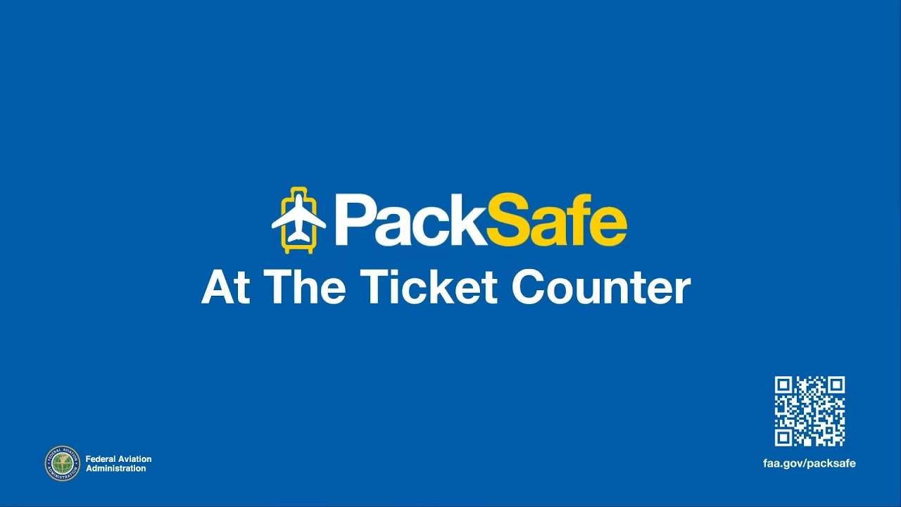 PackSafe At The Ticket Counter