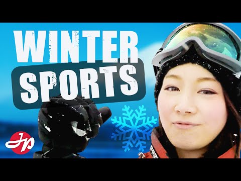 Japanese Winter Sports Words with Risa ❄ Learn Japanese Vocabulary