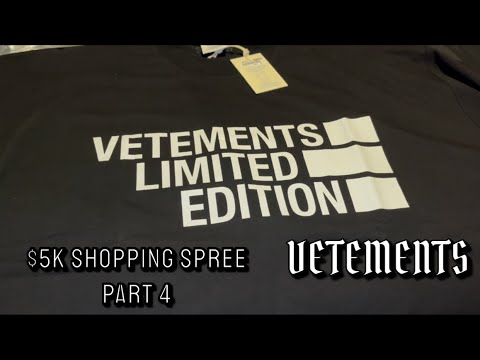 Vetements Logo Printed Crewneck T-Shirt ( Full Review )