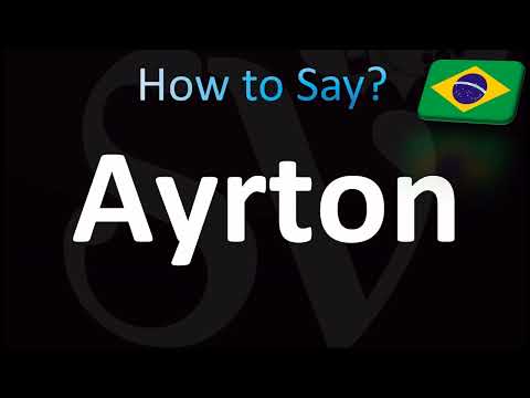 How to Pronounce ''Ayrton'' Correctly! (Brazilian Portuguese)