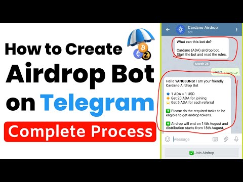 How to create airdrop bot on Telegram? Full process