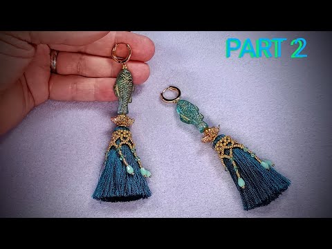 Fish Tassel Earring Tutorial Part 2 John Bead Curiosities Box Oceania #11