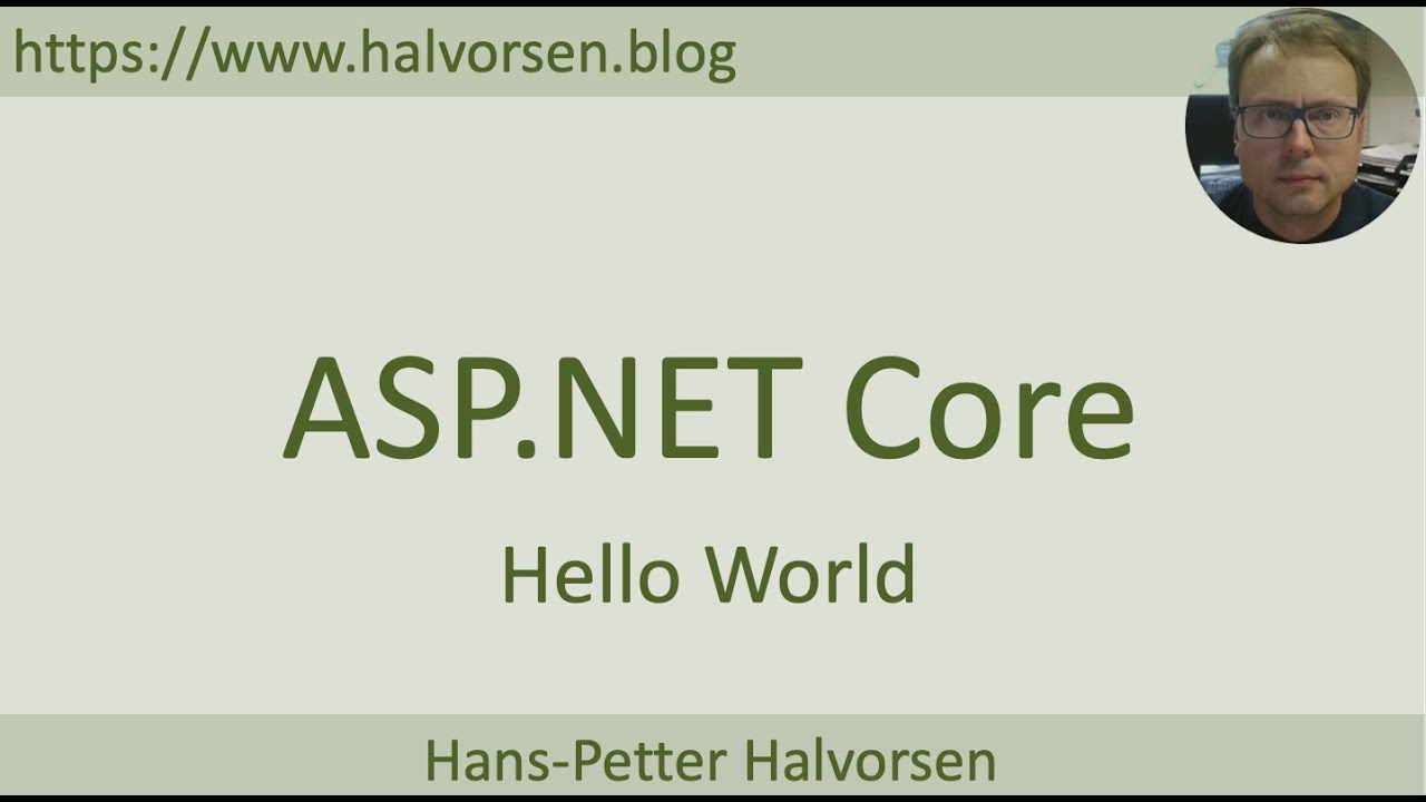 ASP.NET Core - Hello World