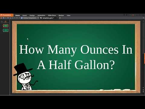 How Many Ounces In A Half Gallon