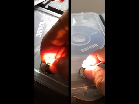 ENERGIZER VS MAXELL BATTERY CR2032 LIGHT BULB TEST