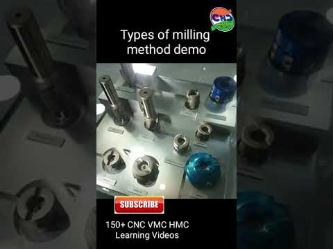 Types of milling methods in CNC VMC/HMC MACHINE #SHORTS