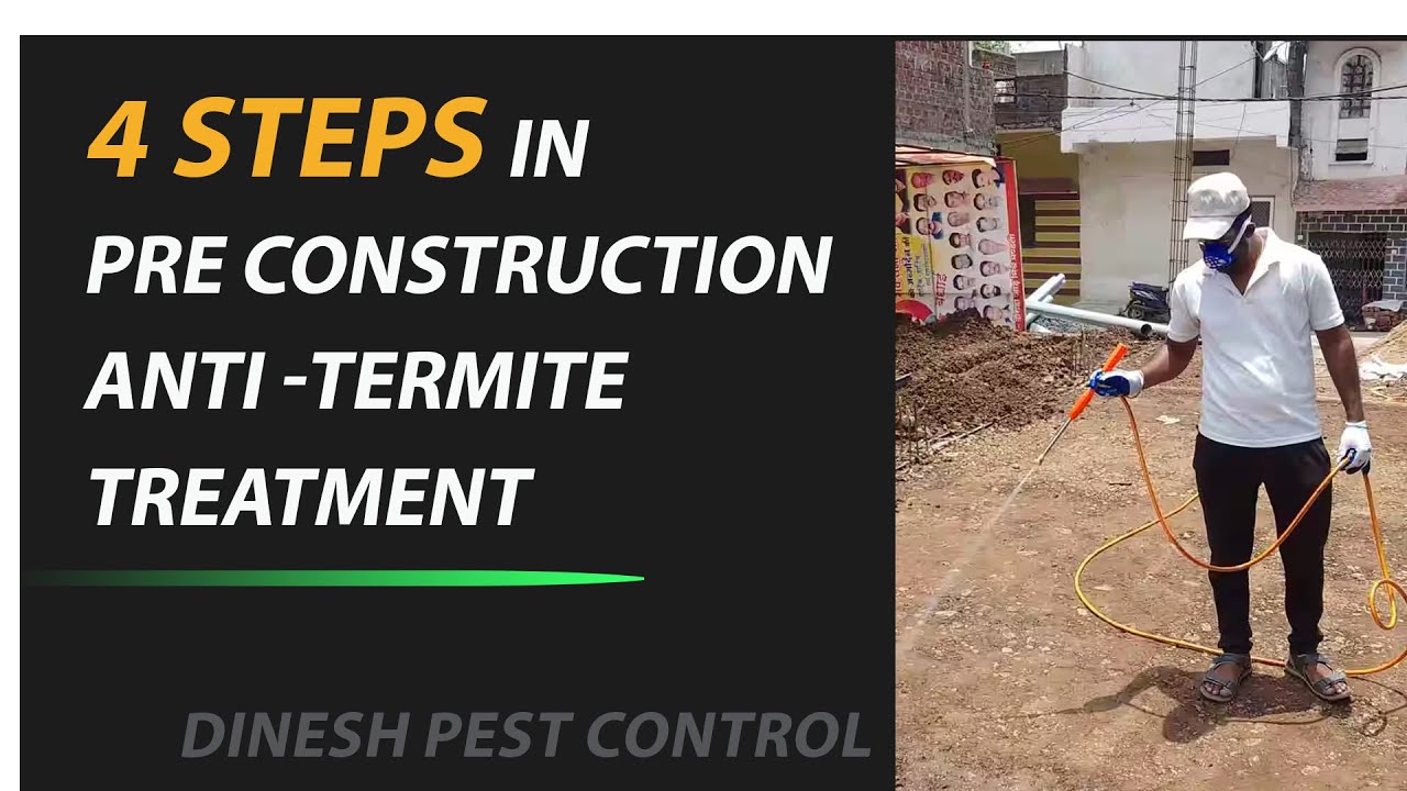 4 Steps in Pre Construction anti -termite  || Dinesh Pest control- 9246612223