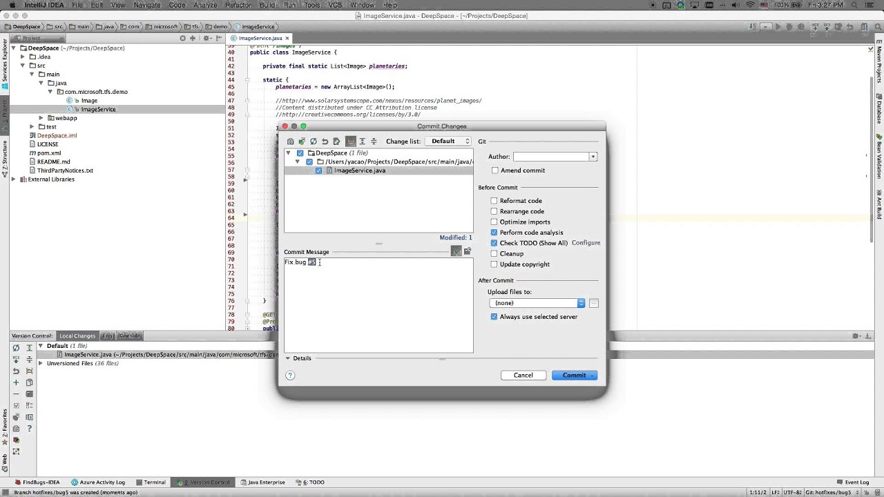 Create a Pull Request from IntelliJ/Android Studio
