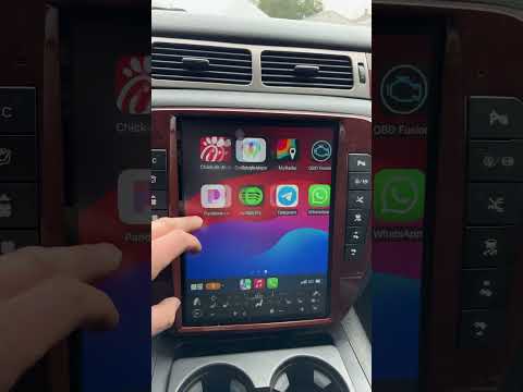 Chevy avalanche Tesla screen #music #song #Chevy #Avalanche #Radio #pioneer #Alpine #amplifier