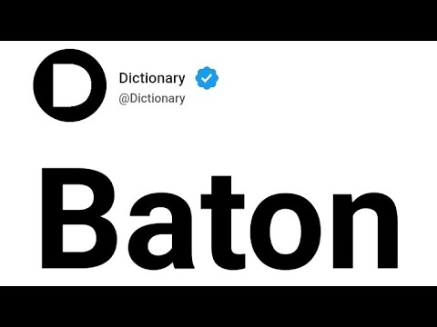 Baton Meaning In English