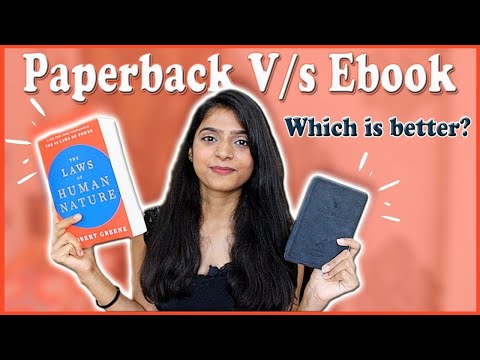 Paperback V/s Ebook! Which is better?🤔📚 [Wisewithgrace]