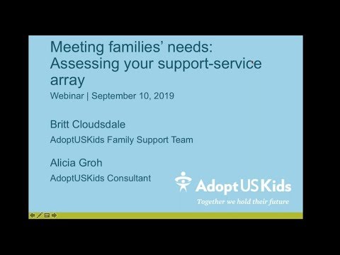 Meeting families’ needs: Assessing your support-service array