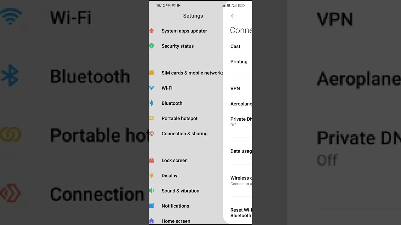 Android mobile connect on printer