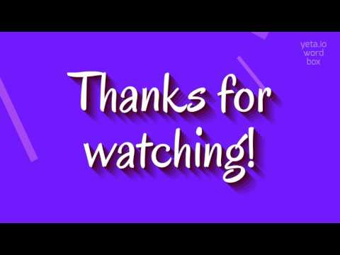 WHIMPERED - HOW TO PRONOUNCE WHIMPERED?