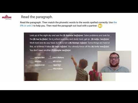 Videolesson Travelers - English 6 - Phonics 4 -Tion, -tious and -cious