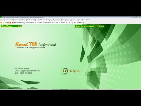 #TDS 24Q Q4 Salary Details # Saral TDS Q4 entry