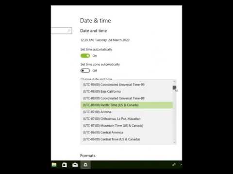6 Change Time Zone in Windows 10