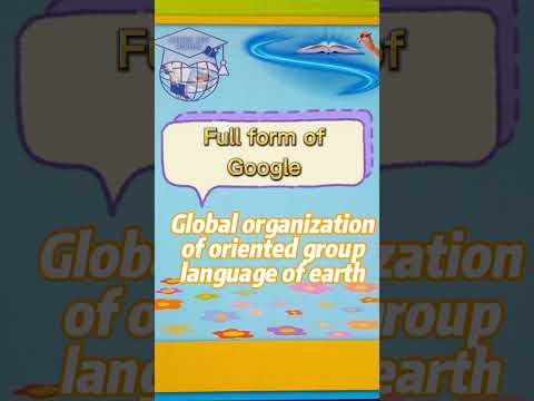 Full form of Google #google #fullform #english #englishvocabulary