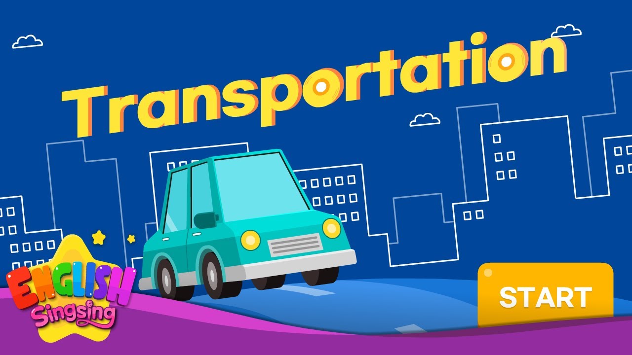 Transportation - Kids vocabulary - Learn English for kids - English educational video