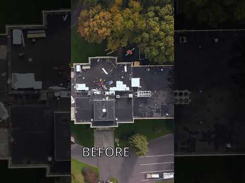Replacing the roof of a presidential museum!