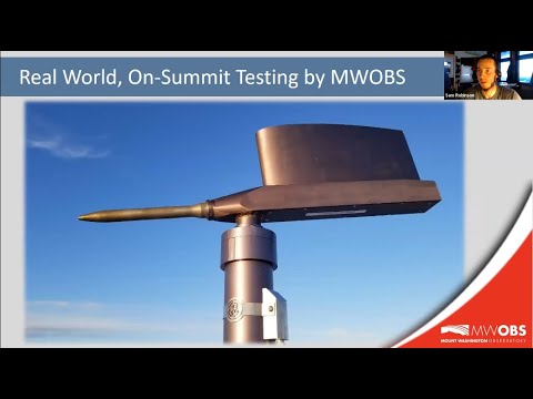 Science in the Mountains: Mount Washington Observatory's Next Generation Anemometer