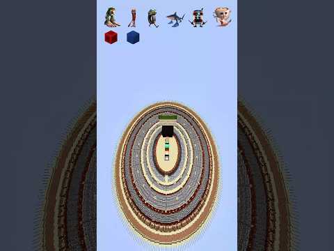 Italian Brainrot VS Ultimate Jump Test In Minecraft #minecraft #italianbrainrot #shorts