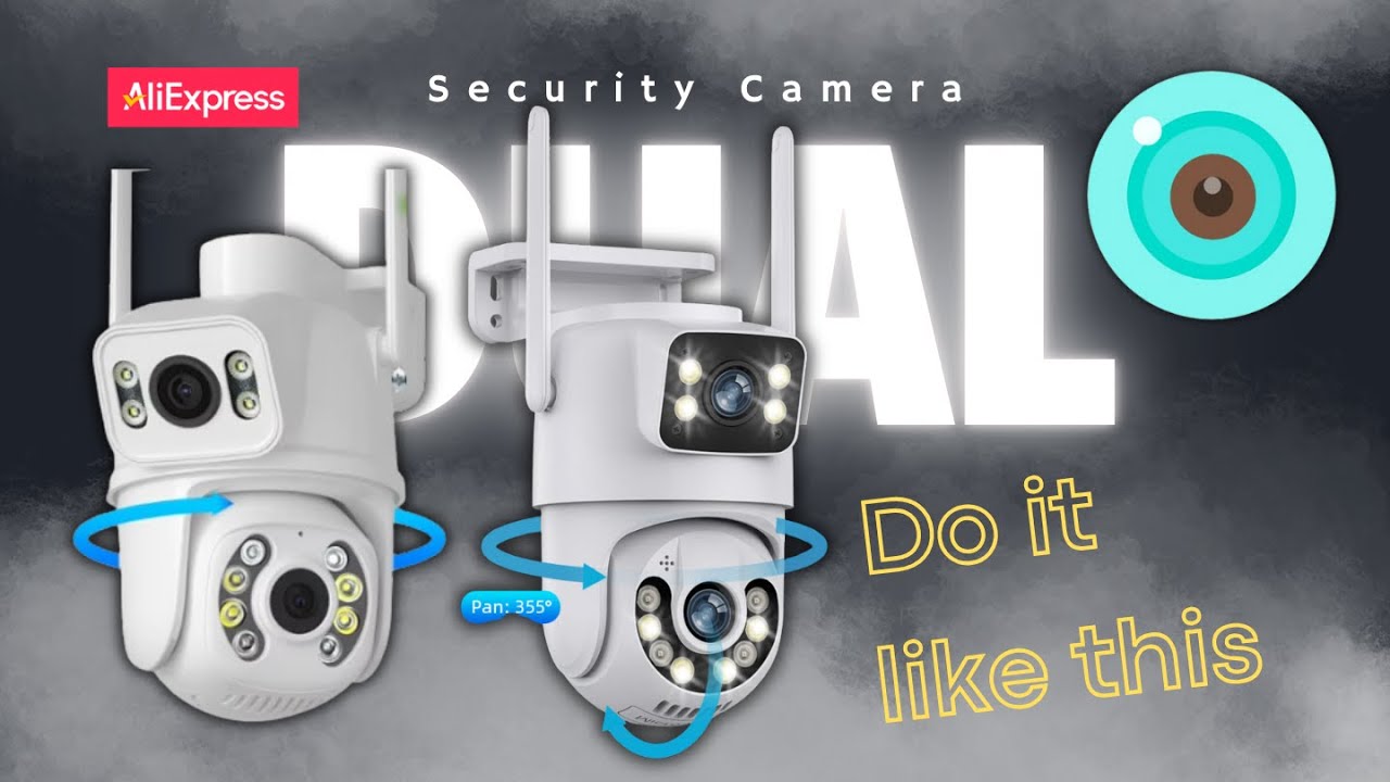 How Connect a Dual Lens cctv Wifi Camera in 3 minutes Setup Icsee in 2025