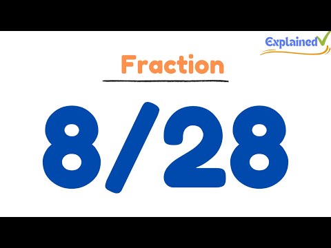 How to Simplify the Fraction 8/28
