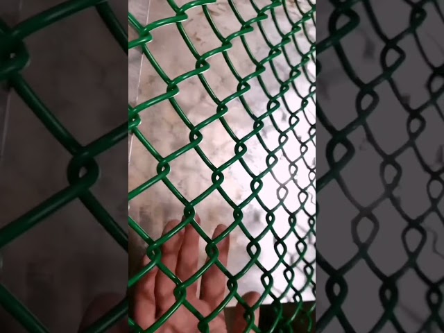 PVC Coated Chain Link Fence - Green PVC Coated Chain Link Fence ...