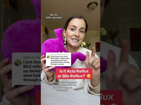 Is it Bile or Acid #Reflux? 🧐 reflux symptoms to watch out for👇 #gerd #heartburn #acidreflux