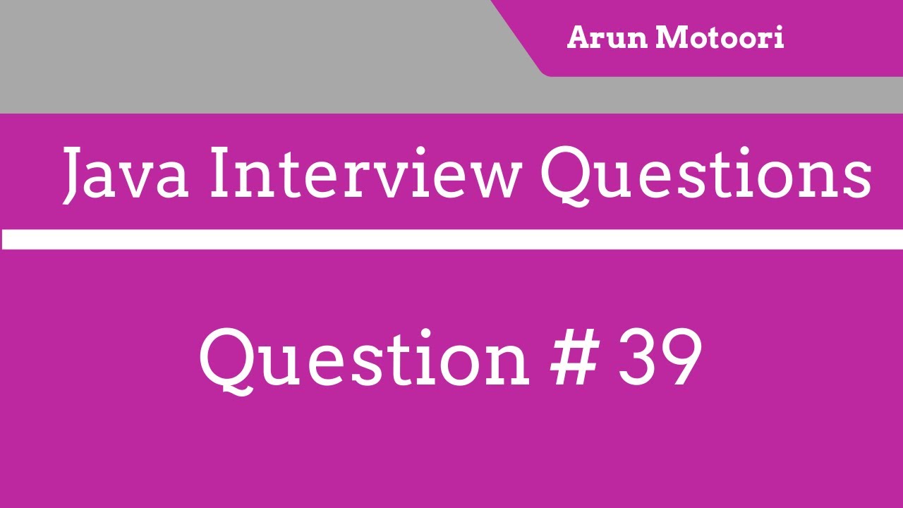 Java Interview Questions #39 - Can we access instance variables inside static methods?