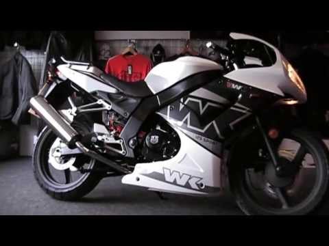 WK 125 Sport Running so you can hear what it sounds like - WHITE
