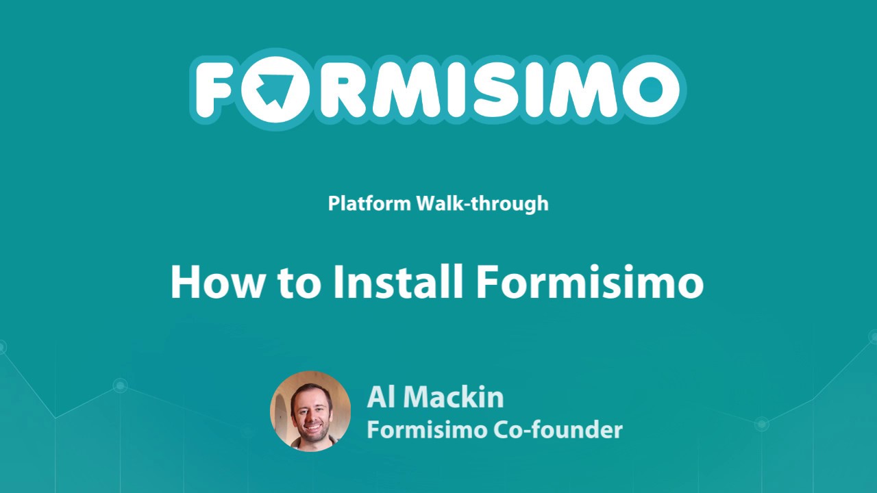 Formisimo Guide: Installation