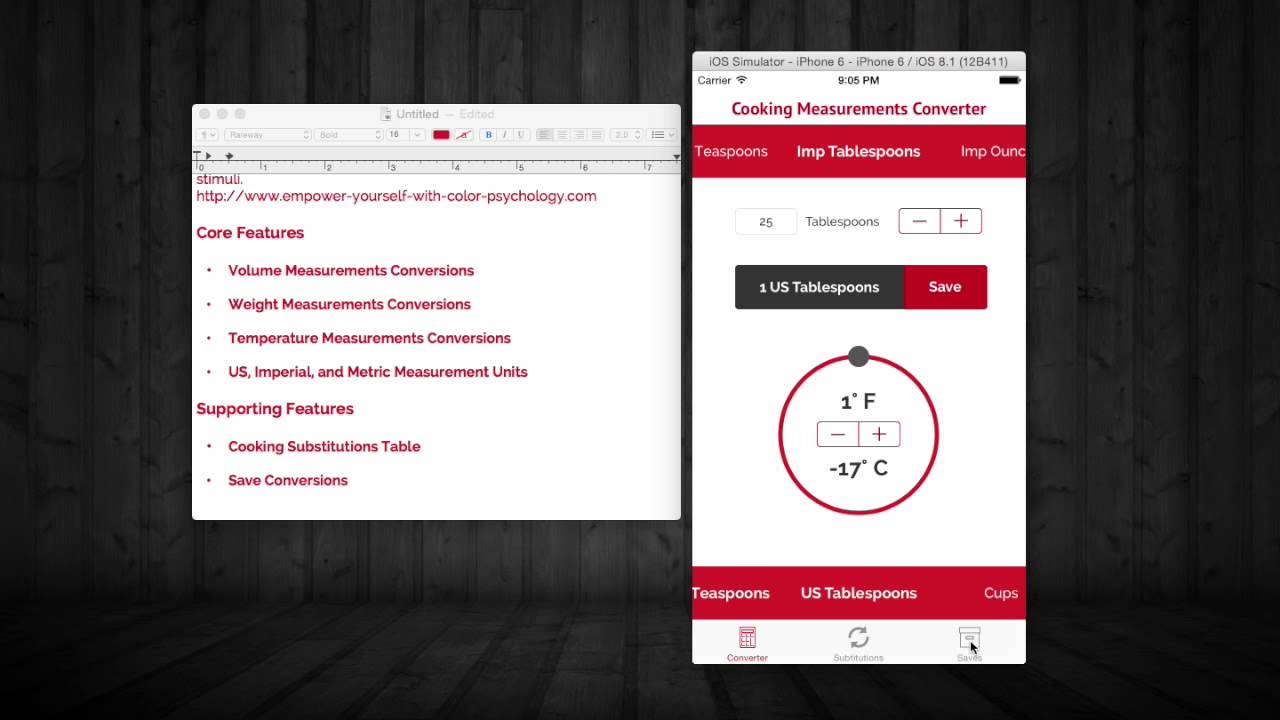Cooking Measurements Converter Walkthrough