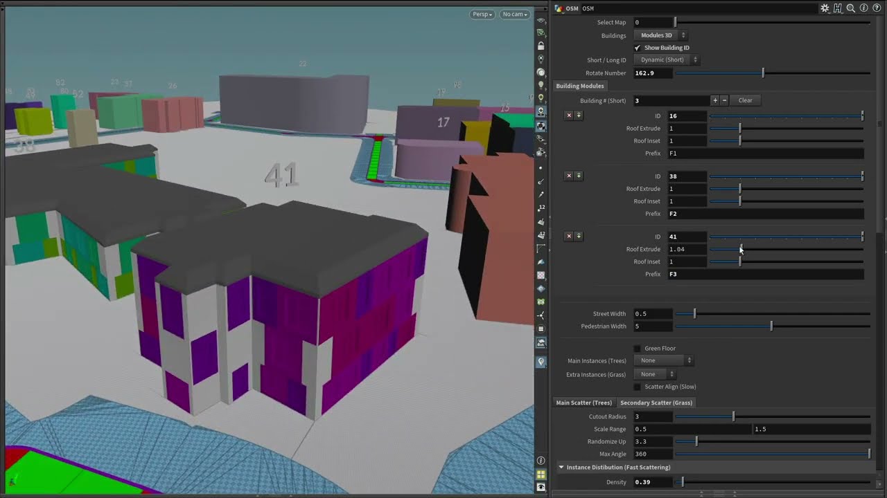 Building Generator Houdini HDA - Breakdown