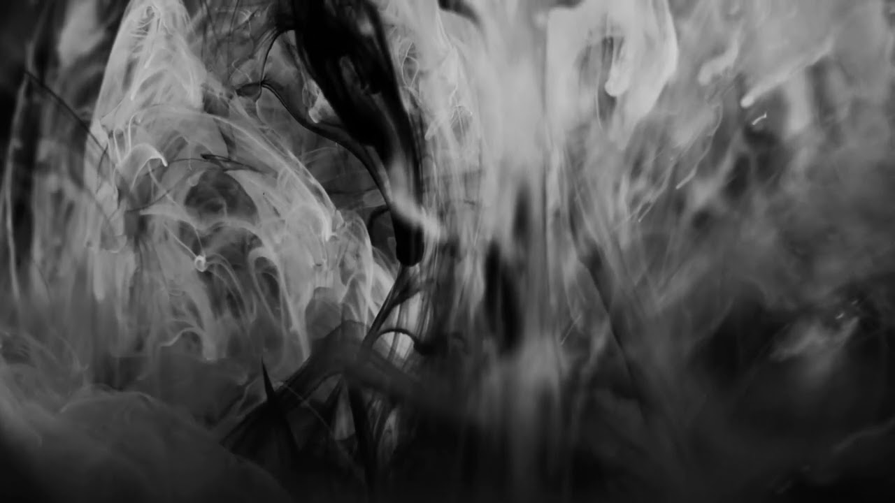 Gray Smoke Downwards Move Fluid Dense in Black & White Royalty Free Background Video 250220234
