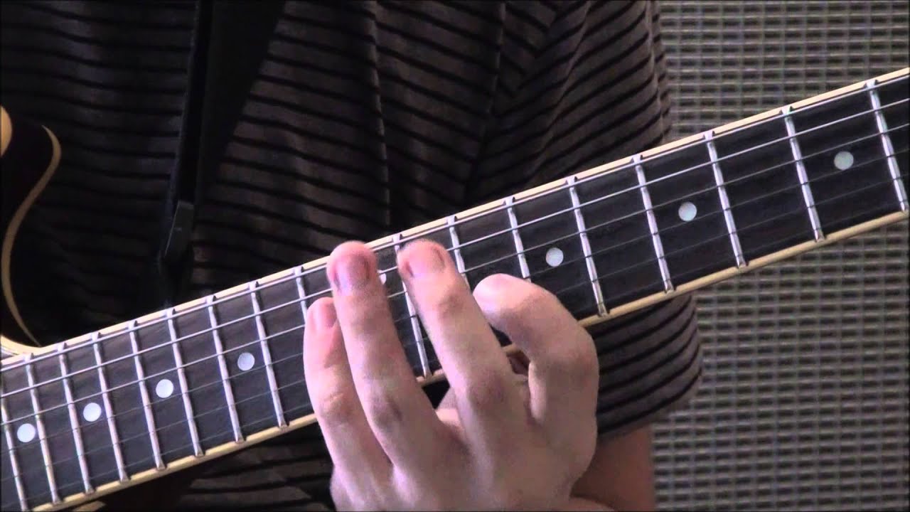 D Mixolydian #1 Scale (3 notes per string) guitar