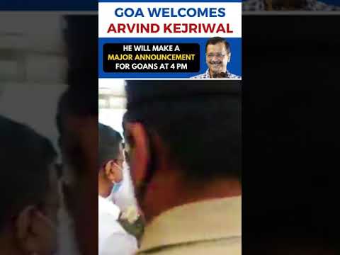 #arvindkejriwal arrives in #goa #aamaadmiparty #aap #kejriwalmodel