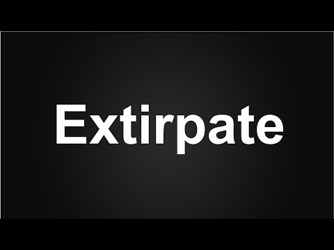 Extirpate Meaning in Urdu, How to Say Extirpate in English, Extirpate Meaning in Hindi