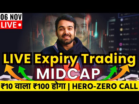 LIVE Expiry Hero Or Zero Trade | Live Trade Midcap Expiry💸 | 06 Nov