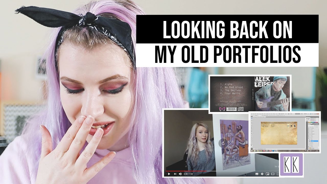 Reacting to my Old Design Portfolios for Uni + Job applications | Graphic Designer