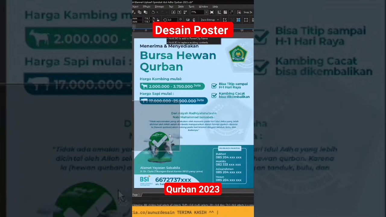 Desain Spanduk Poster Qurban 2023