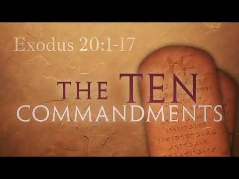 The 10 Commandments - Exodus 20:1-17 - New King James Version (NKJV) - Theatrical Audio Bible