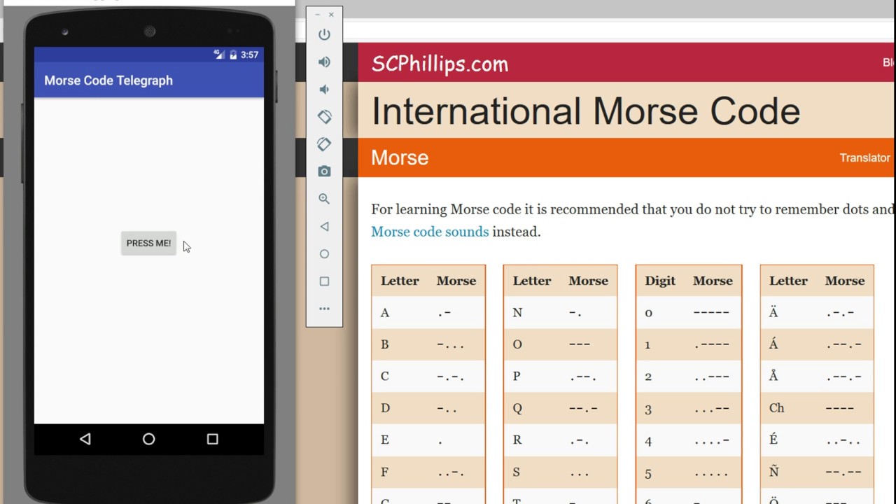 Android Internal Storage Tutorial, Morse Code App - part 2, writing to internal storage