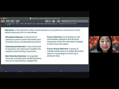 RESEARCH INSTRUMENT: Interview Process