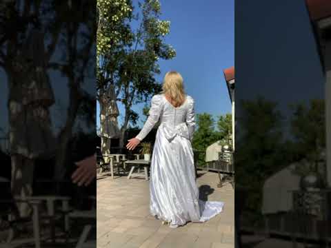 Christina a beautiful bride in 3 wedding dresses! Who wants to marry me & which dress hubby?ππ°ββοΈ