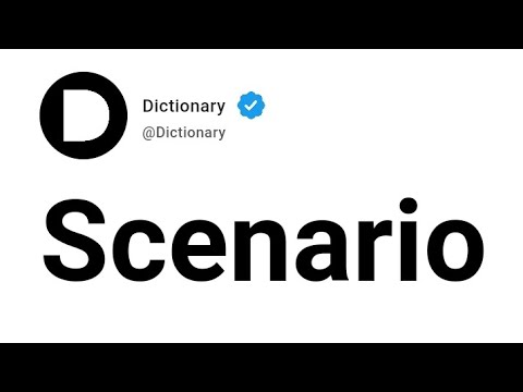 Scenario Meaning In English